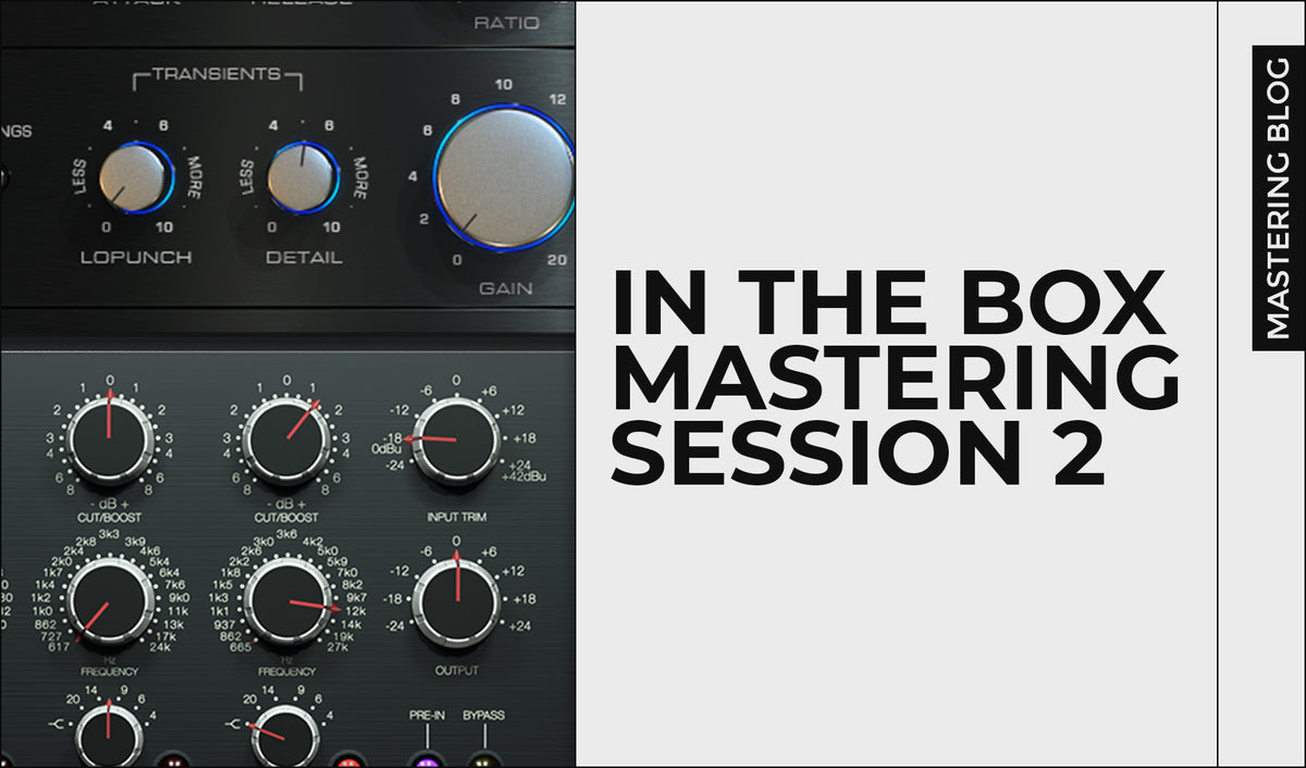 "In The Box" Mastering Session 2 — Md3sign Studio