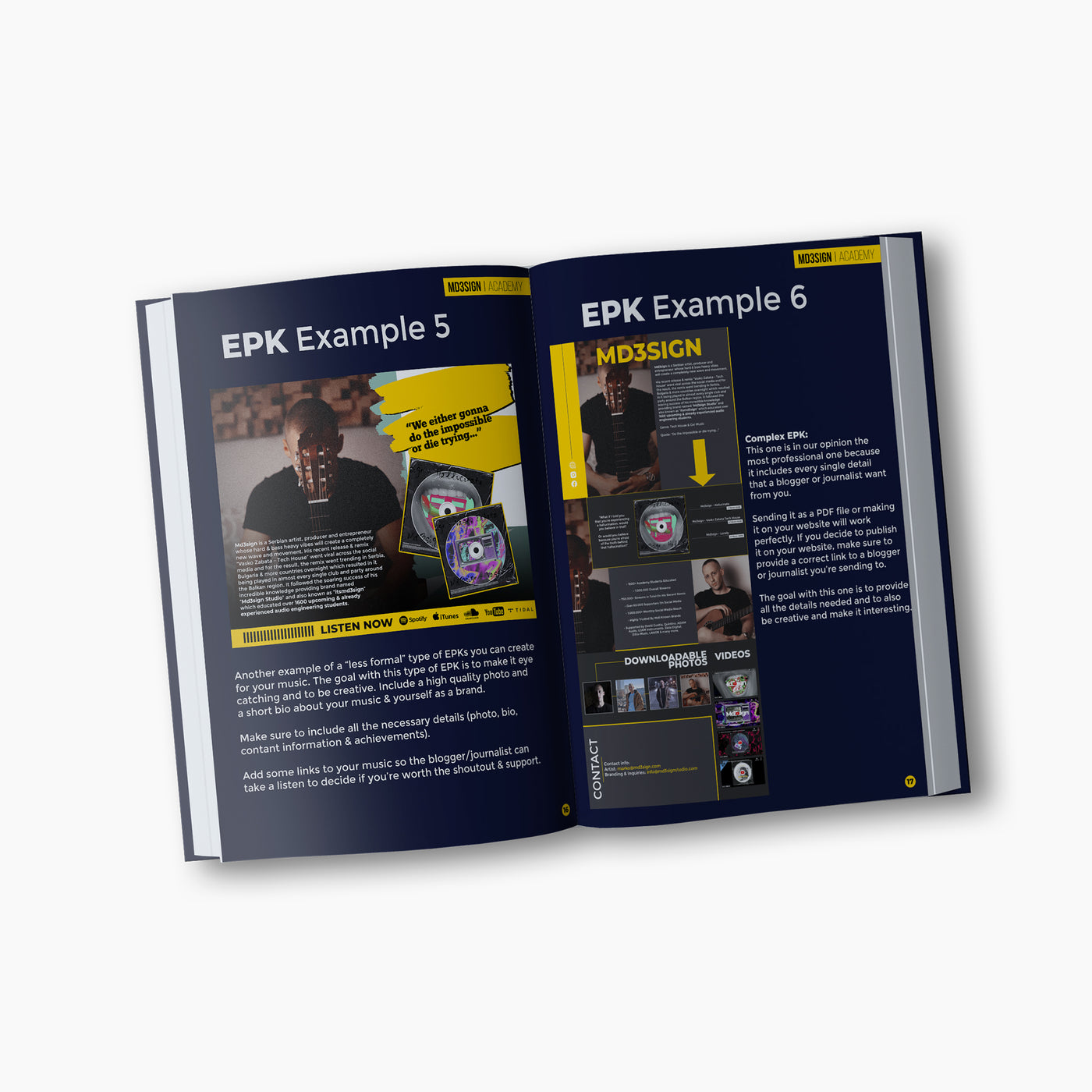 EPK & Press Release Guide — Md3sign Studio